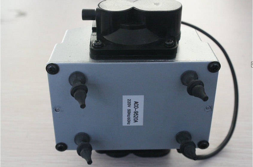 Mini AC Dual Diaphragm Air Pump 18KPA / Aluminum Small Electric Air ...
